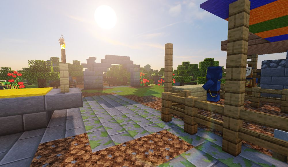 Minecraft Dungeons camp in Minecraft (Download)