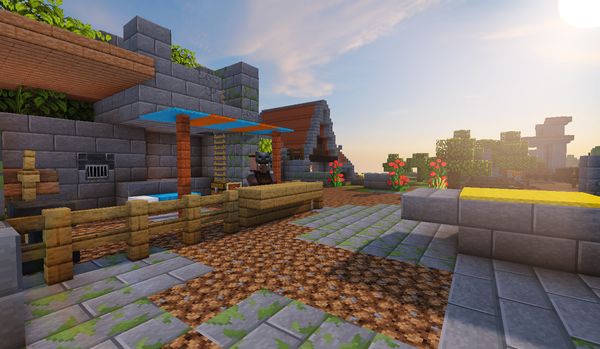 Minecraft Dungeons camp in Minecraft (Download)